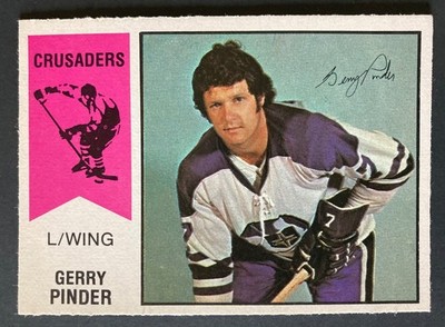 Gerry Pinder 1974-75 O-Pee-Chee WHA #9 - Cleveland Crusaders | eBay