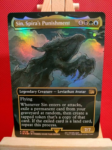 Sin, Spira's Punishment FOIL (Borderless) - Final Fantasy - NM (see ...