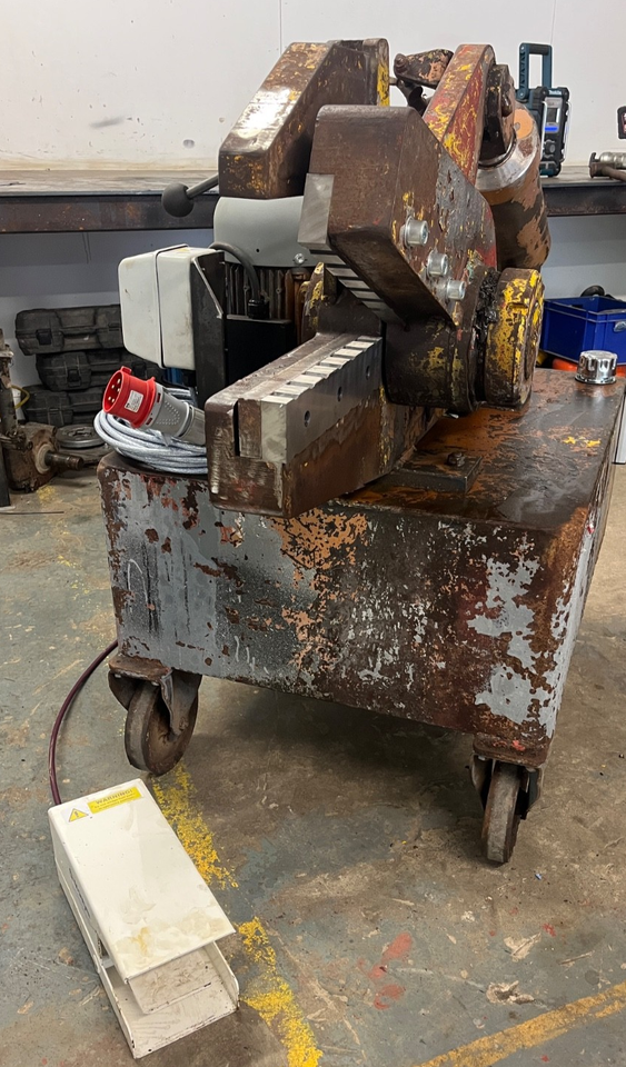 JMC MCINTYRE CROPPER SHEAR GUILLOTINE SCRAP METAL ALLIGATOR CUTTER 320 ...