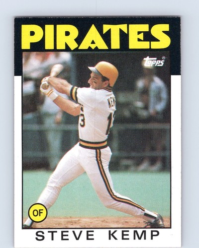 1986 Topps #387 Steve Kemp Pittsburgh Pirates Baseball Card | eBay