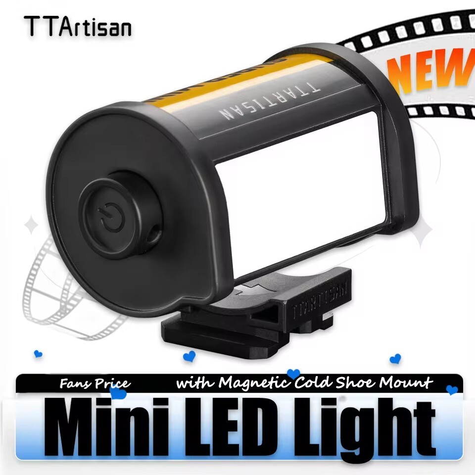 TTArtisan Magnetic LED Light Rechargeable Mini LED Camera Light Bi ...