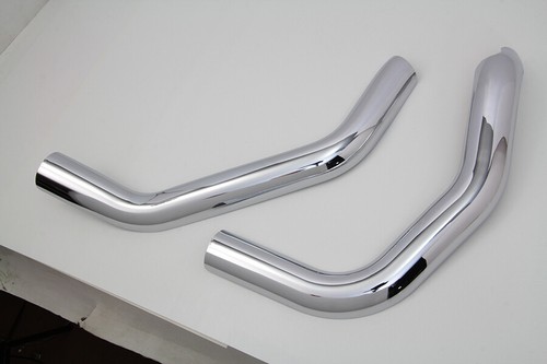 Plain Heat Shield Set Chrome fits Harley Davidson | eBay