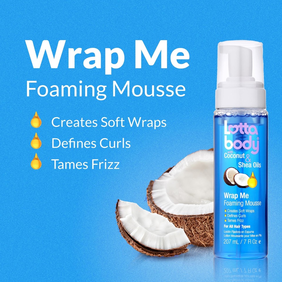 Lotta Body Wrap Me Foaming Mousse with Coconut and Shea Oil 7 Ounce | eBay