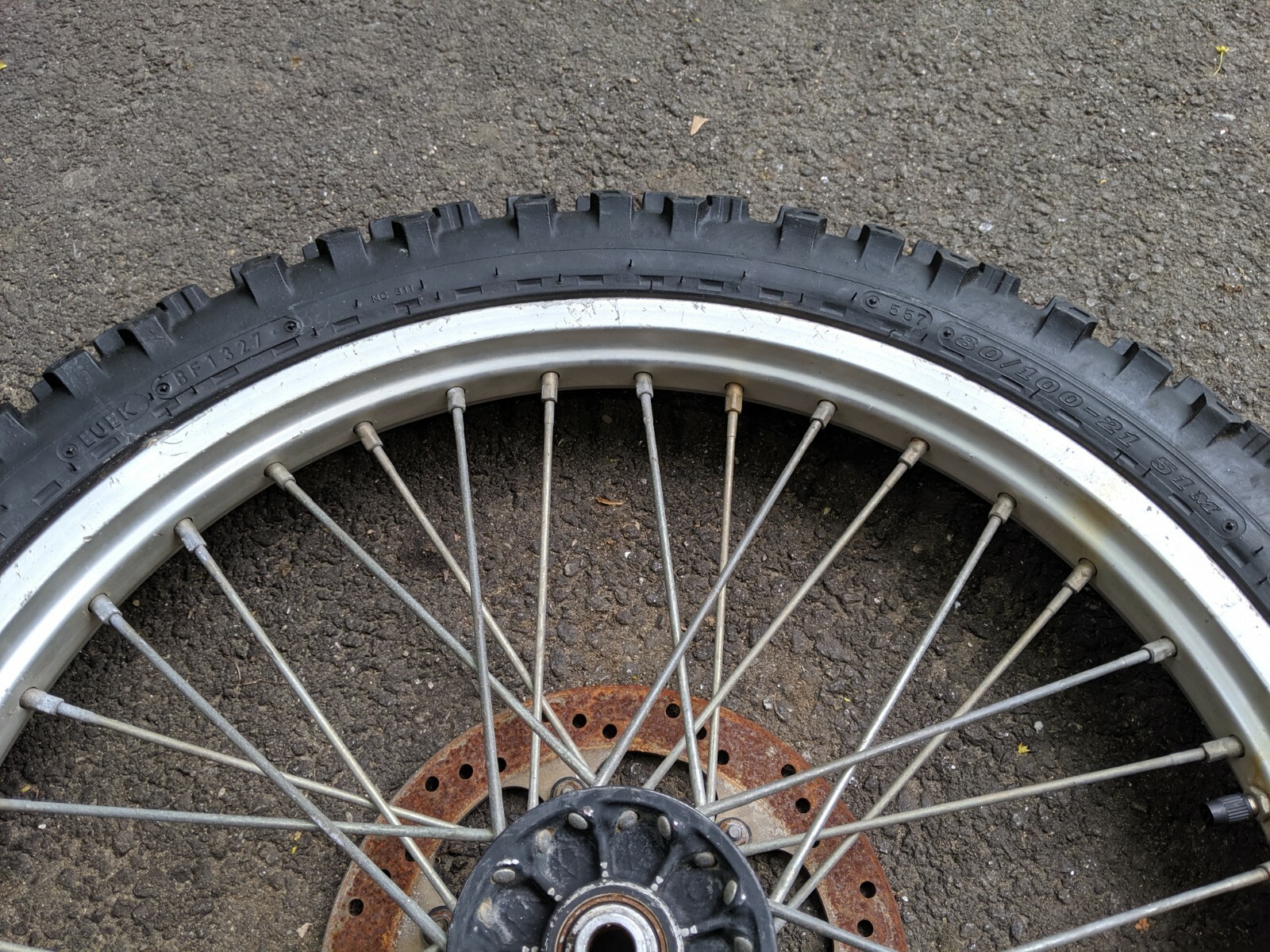 KTM Dunlop Sports K490 80/100-21 Nordisk 1.60x21" Wheel | eBay