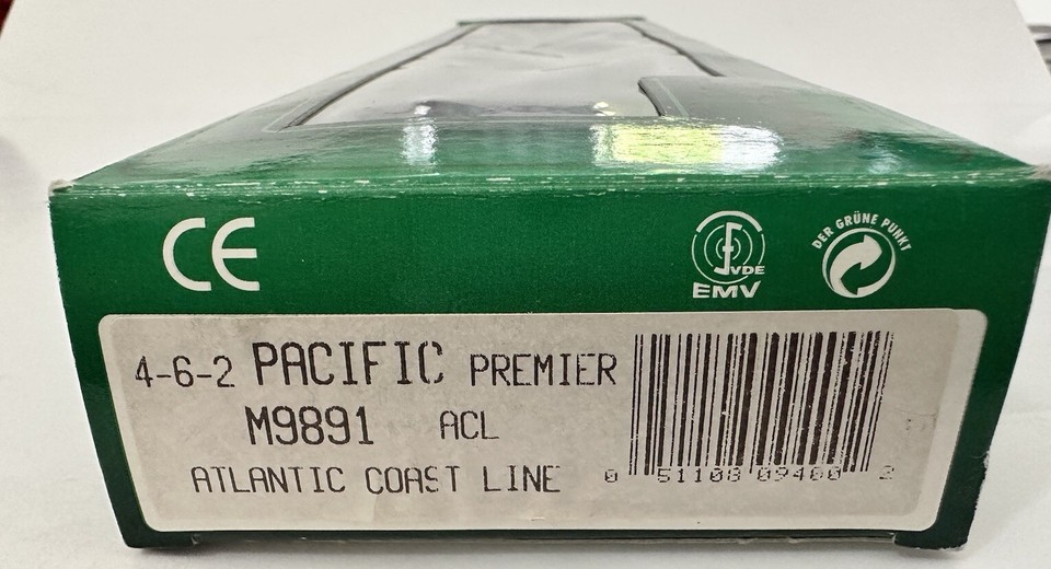 Mehano Train Line HO 4-6-2 Pacific Premier M9891 Acl.Atlantic Coast ...