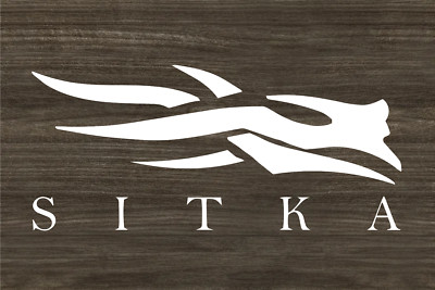 SITKA [LARGE] VINYL DECAL STICKER - 7" OR 11.5" - HUNTING OUTDOOR GEAR ...