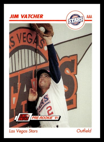 1991 Line Drive AAA #296 Jim Vatcher Las Vegas Stars Baseball Card | eBay