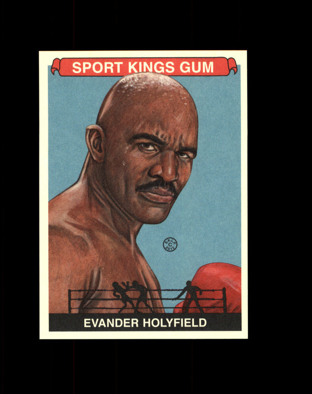 Evander Holyfield 2012 SportKings Series E #225 Premium Back Parallel ...