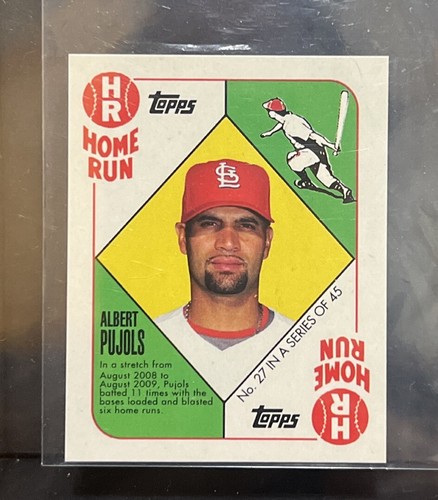 2010 Topps Mini Home Run Albert Pujols #27 | eBay
