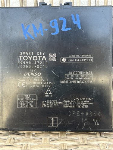 ️2016 2017 2018 Toyota Prius Smart Key Computer Control Module OEM 89990-47211 | eBay