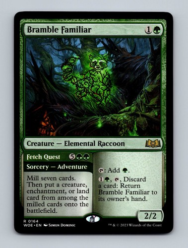 Bramble Familiar Wilds of Eldraine Non-Foil MTG NM | eBay