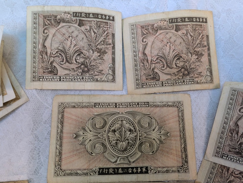 WWII Asia Paper Money Lot 13 Japan Military China Banknotes Vintage | eBay