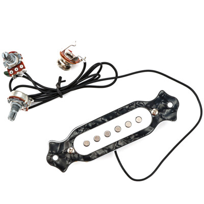 Prewired 6 String Single Coil Cigar Box Guitar Soundhole Pickup with ...