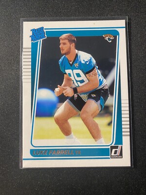 2021 Donruss Football Luke Farrell Rated Rookie #307 Jaguars | eBay