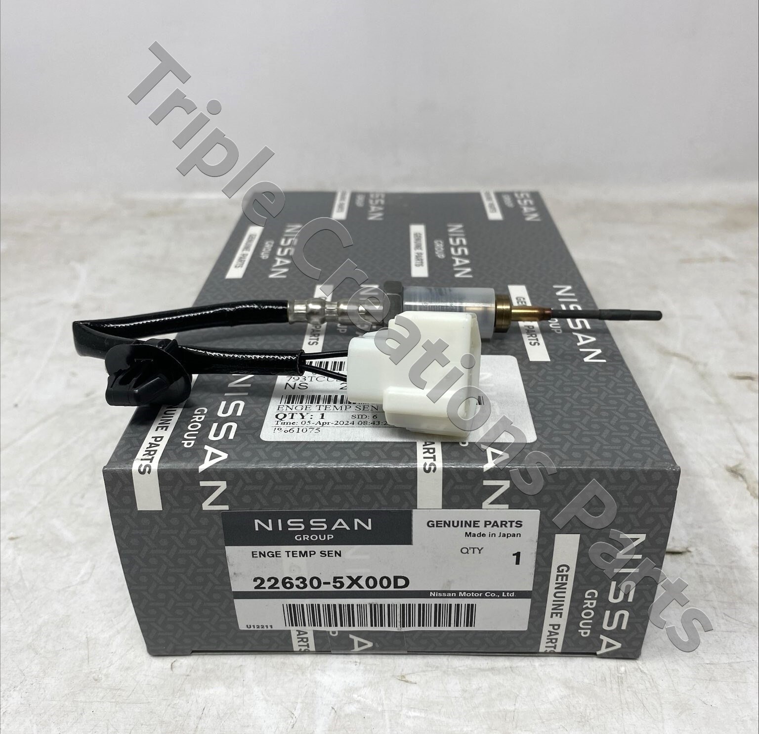 Genuine Nissan 22630-5X00D Intake Air Temperature Sensor 226305X00D OEM ...