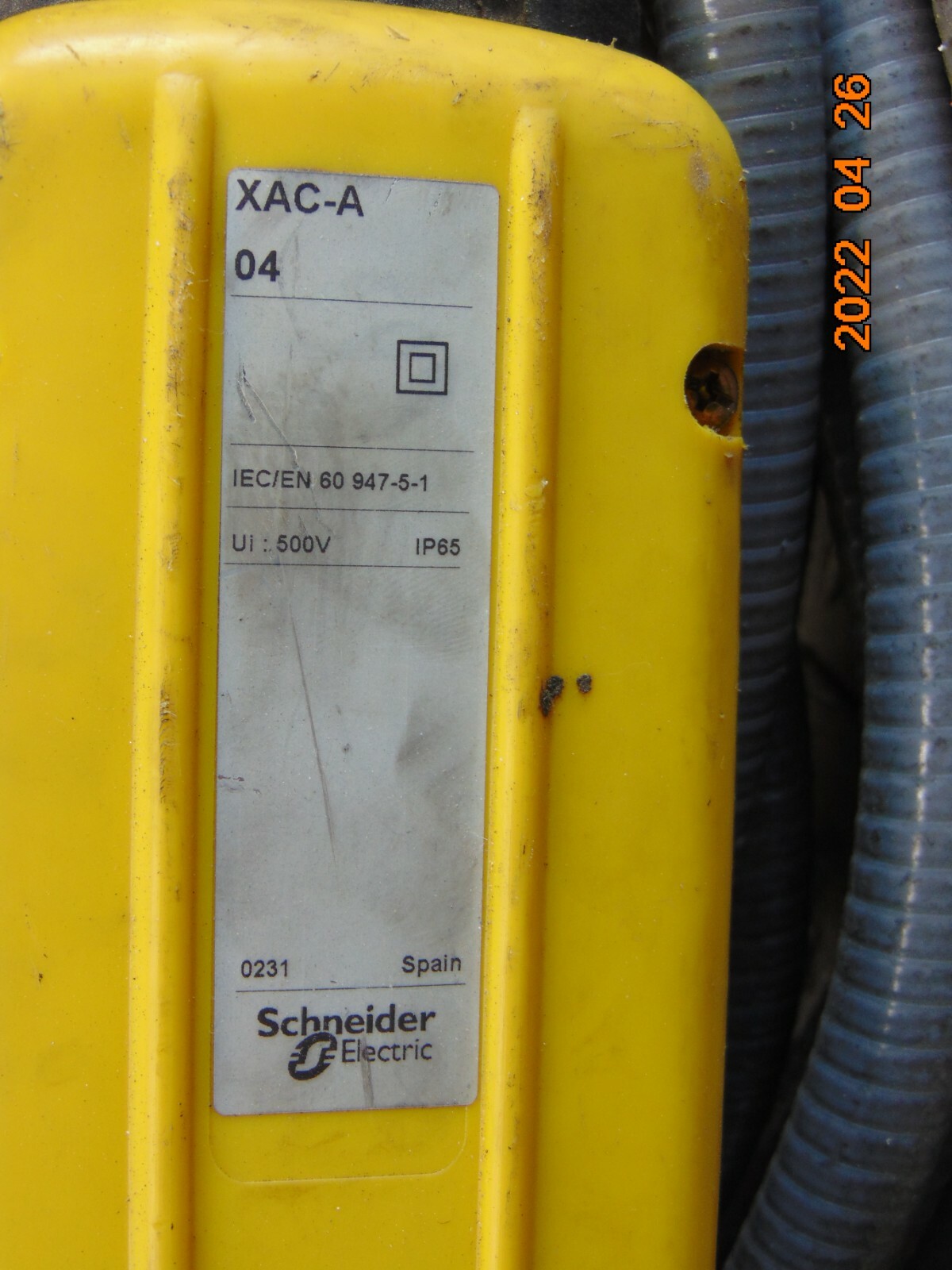 TELEMECANIQUE XAC-A 04 PENDANT CONTROLLER w APPROX 50' CABLE | eBay