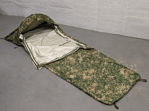 NFP Camo Hooped Bivvy Bag Waterproof Bivi Sleeping Bag Cover Dutch Army ...
