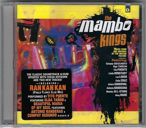 The MAMBO KINGS Movie SOUNDTRACK CD Sealed 18 TRACKS Pablo Flores TITO ...