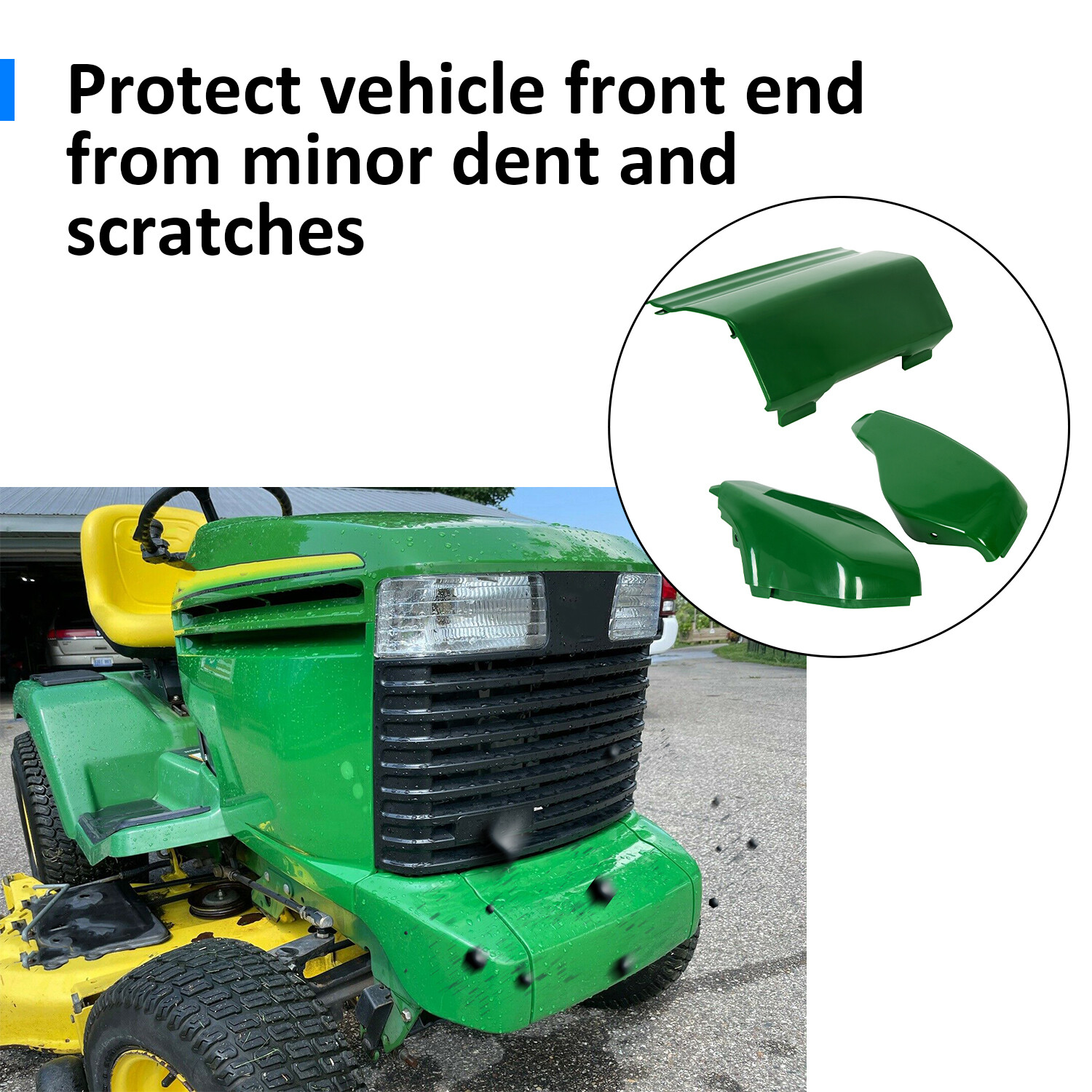 New Front Bumper and Lower Upper Hood Kit For John Deere 325 335 345 ...