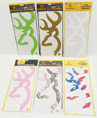 NEW Official Browning Buckmark Vinyl Decal - 12" Size - Truck/Window ...