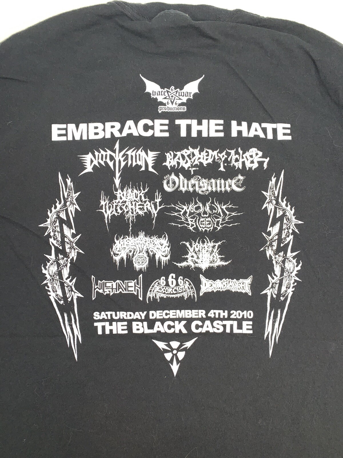 Xl Tshirt Embrace The Hate 2010 | eBay