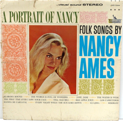 Vintage 1963 - Nancy Ames A Portrait Of Nancy - Liberty LP Vinyl Record ...