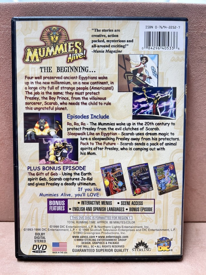 Mummies Alive - The Legend Begins (DVD, 2003)Shelf1B DVD~ 84296405336 ...
