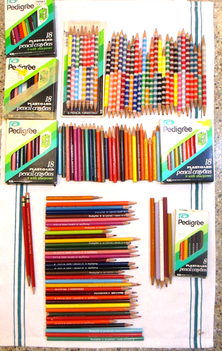 Lot of Vintage Empire, Pedigree Colored Pencils | eBay