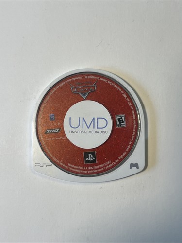 Disney Pixar Cars GAME Sony PSP, 2006 Authentic UMD Disc Only Tested ...