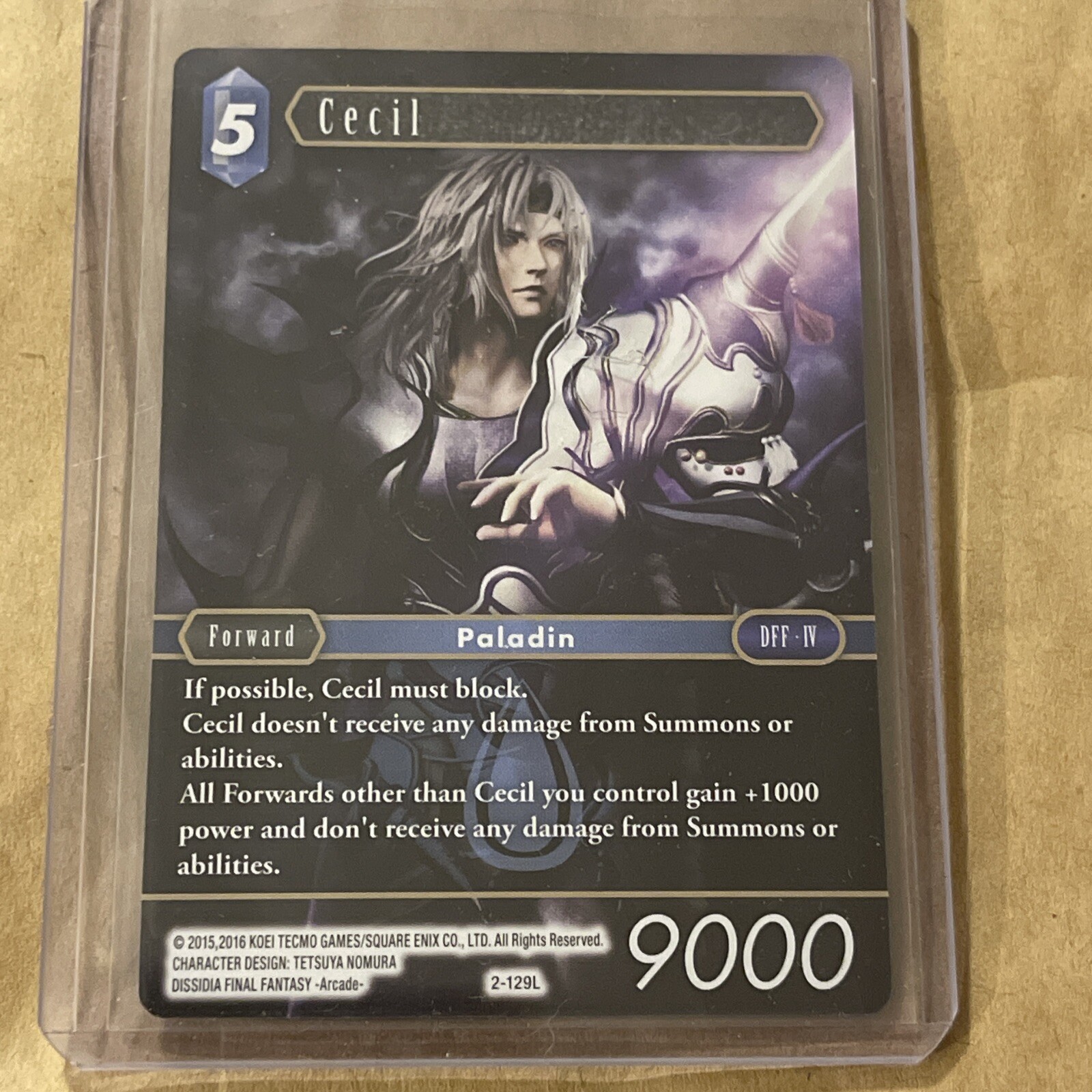 Final Fantasy TCG Cecil - 2-129L Opus 2 NM/M Never Played | eBay