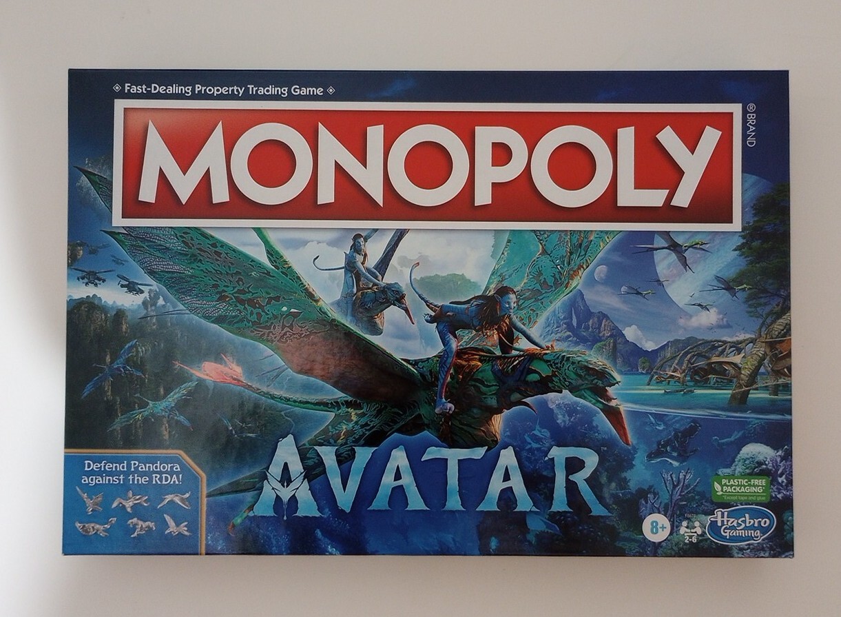 Monopoly Avatar Edition Board Game HASBRO Defend Pandora Special Pieces ...