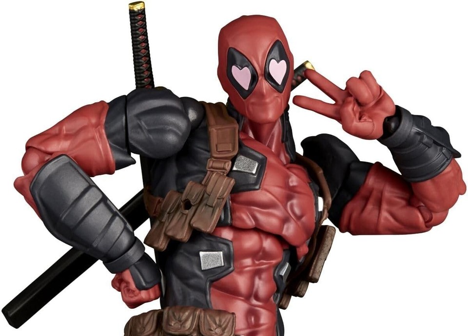 Kaiyodo Revoltech Amazing Yamaguchi Deadpool Ver.2.5 Articulated Figure ...