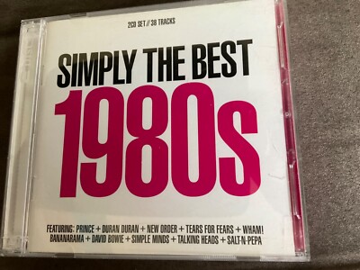 SIMPLY THE BEST 1980'S CD Duran, Prince, Bowie, CHER, Wham, B52s ...