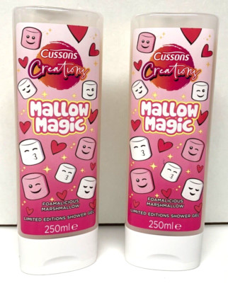 2 x Cussons Creations MALLOW MAGIC Ladies Girls Shower Gel Bundle 2x ...