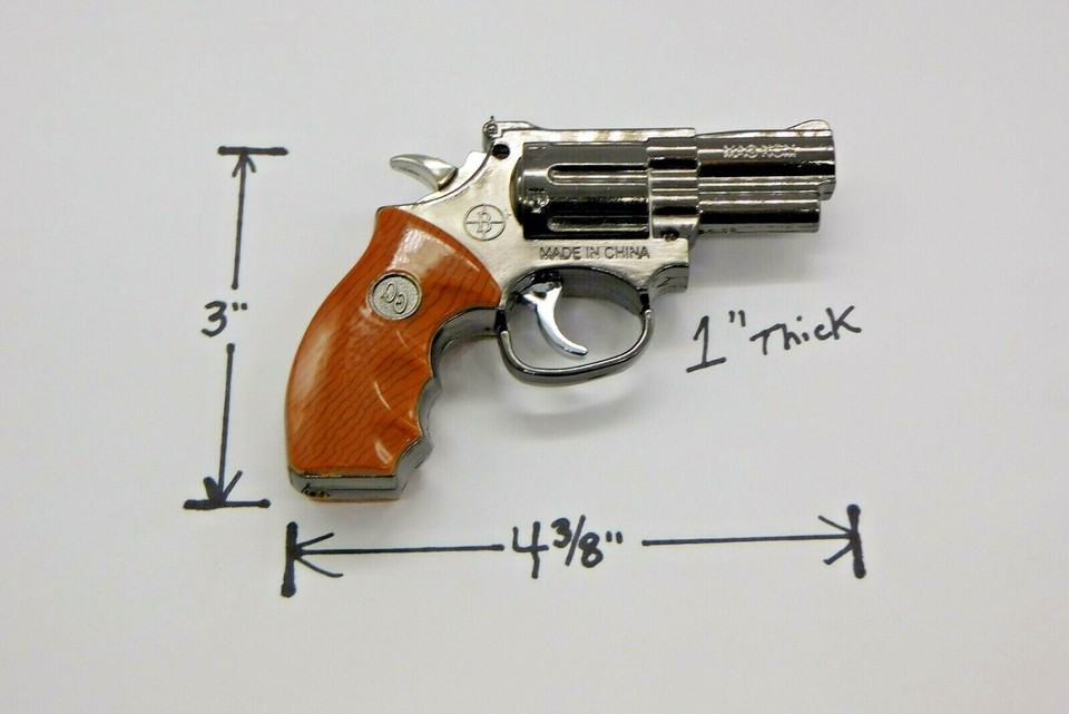 Large Magnum .357 Gun Shape Jet Torch Lighter USA Stocked And Shipped ...