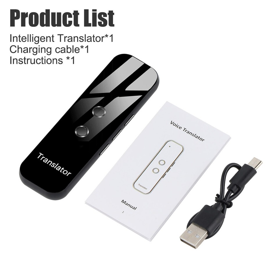137 Languages Real-Time Translator Device WiFi Two-Way Instant Offline ...