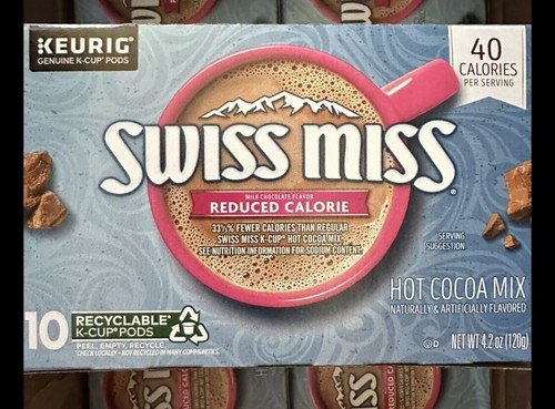 Swiss Miss Hot Cocoa Single-Serve K-Cup®, Light , Reduced Calorie Pods ...