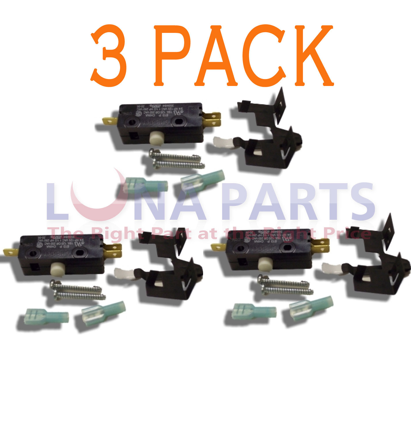 (3 PACK) W10820036 279347 Door Switch Kit PS11723153 AP5985146 | eBay