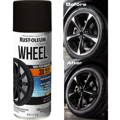 Rust-Oleum High Performance Wheel Coating Spray Paint Car Trucks Matt ...