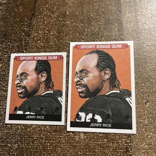 133 JERRY RICE 2023 Sport Kings Gum Vol 4 Football Raiders Base + Mini ...
