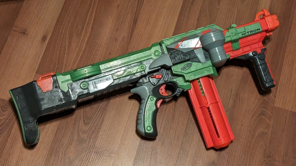 Nerf Gun Vortex Nitron Blaster Complete With Original