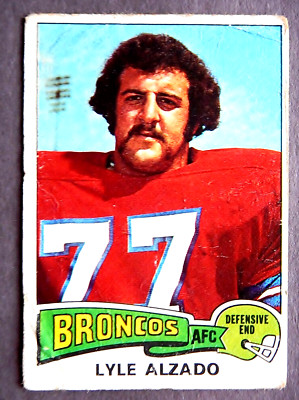 Lyle Alzado #322 Topps 1975 Football Card (Denver Broncos) A | eBay