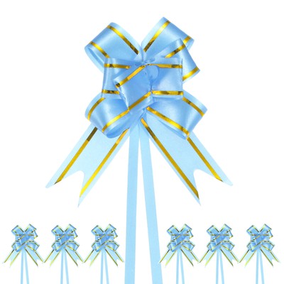 200pcs Ribbon Pull Bows 2.5 Inch Bows for Wedding Decorations Light ...