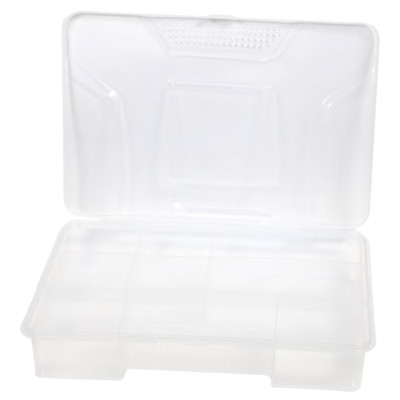 9 Compartment Hardware Clear Plastic Storage Case Box for Screws Tools ...