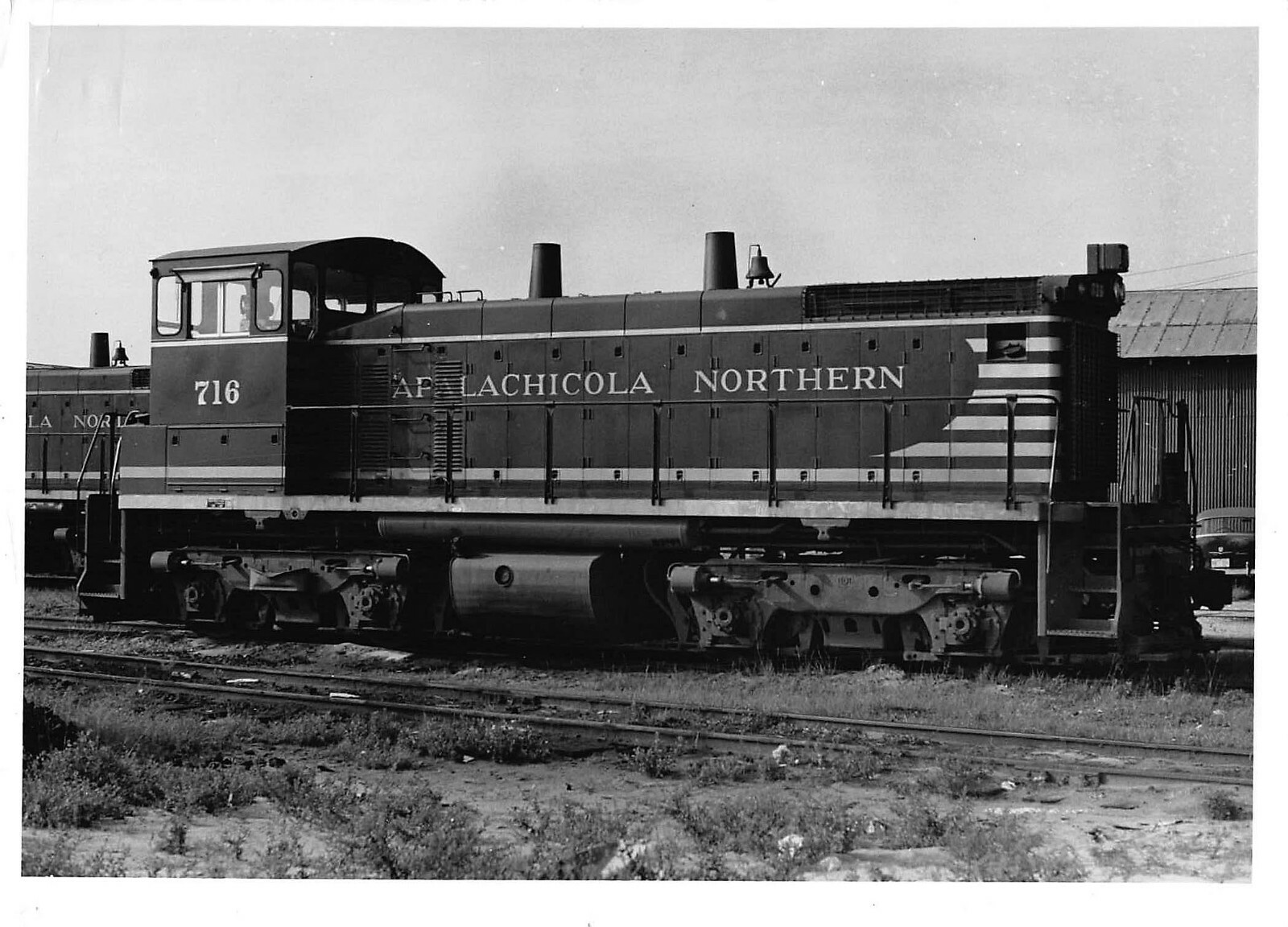 Apalachicola Northern Train Engine 5x7 Photo Station Yard Loco Rail ...