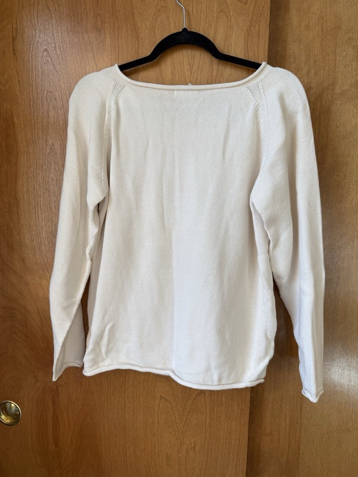 Vintage Dean Michael Pull Over Sweater Cream Knit Small Made USA | eBay