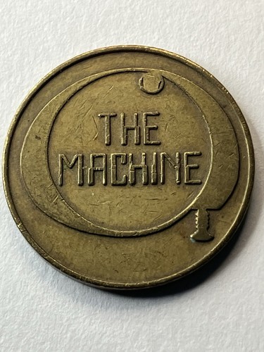 Vintage The Machine Arcade Token Pinball Old Untouched #ue1 | eBay