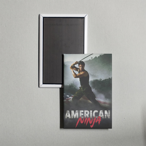 American Ninja Mini Movie Poster Fridge Locker Magnet | eBay