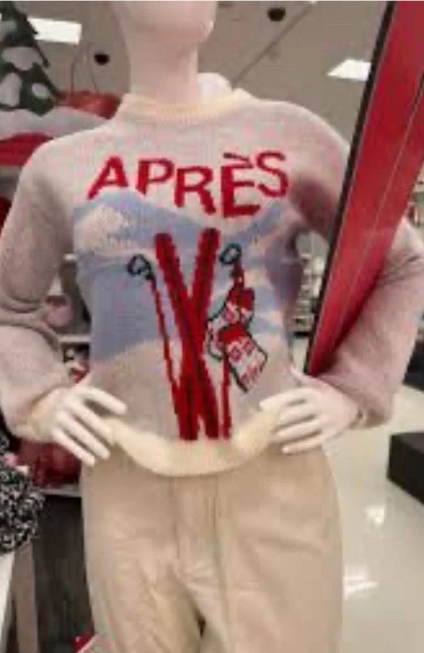 New Target Sweater New Day Cream "Apres Ski" Classic Relaxed Fit M A ...