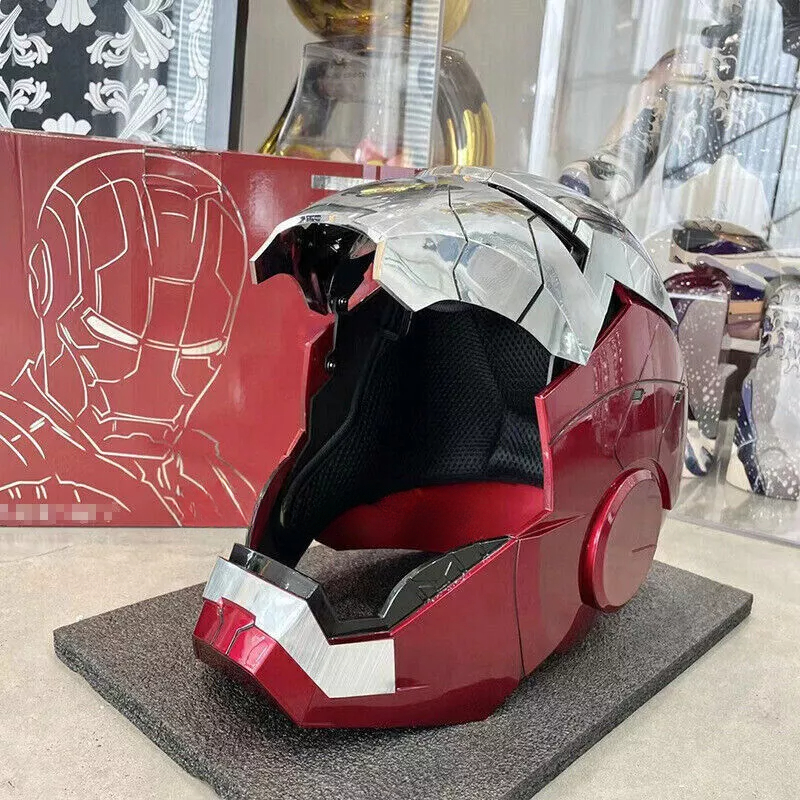 1:1 Iron Man MK5 Helmet Electronic Voice Activated Open&Close Mask ...